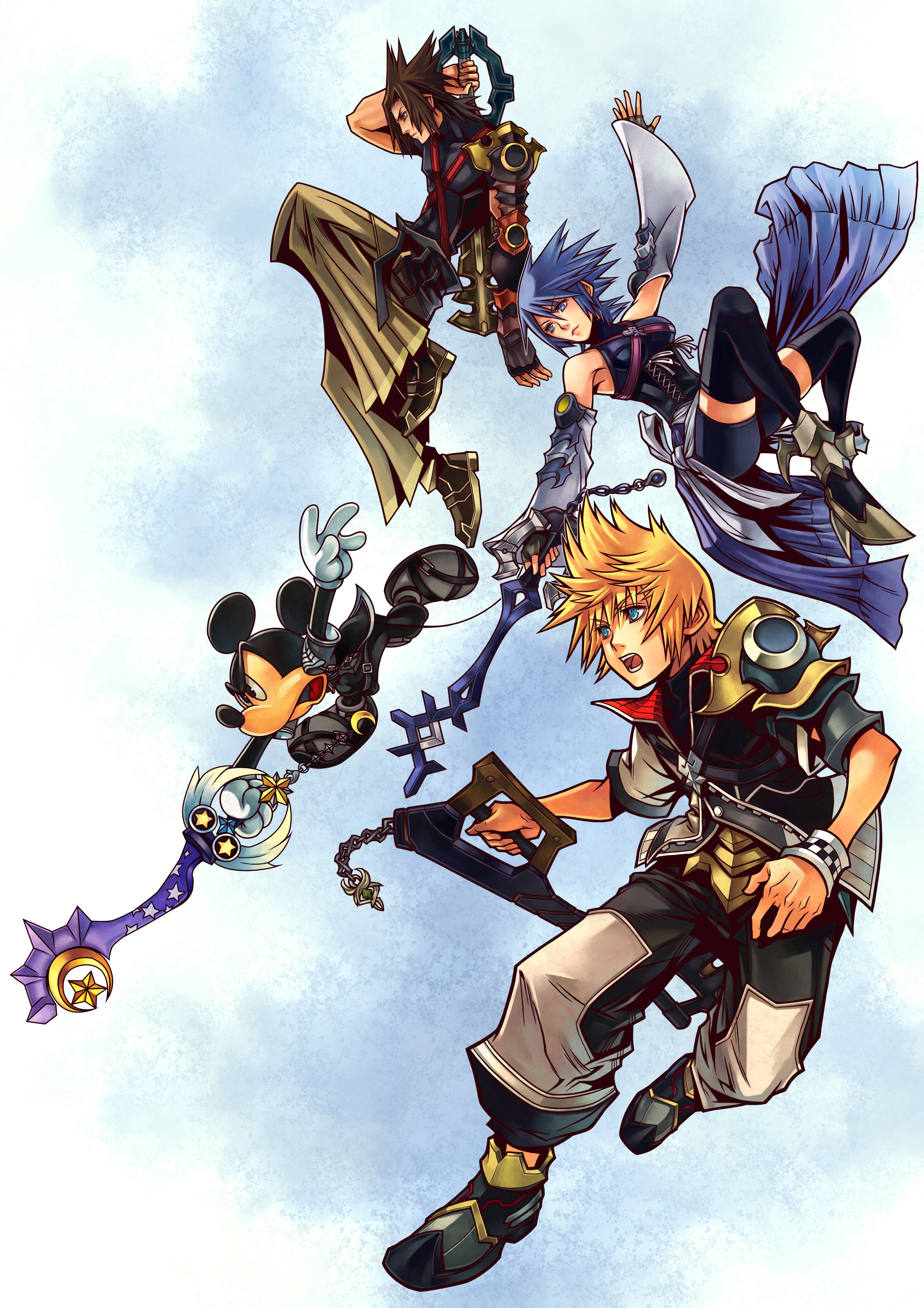 square enix nomura tetsuya kingdom hearts kingdom hearts birth by sleep aqua (kingdom hearts ...